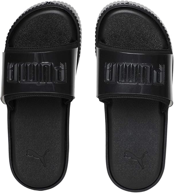 Buy Puma Women's Platform Slide Fashion WNS Black-Puma Black Sliders ...