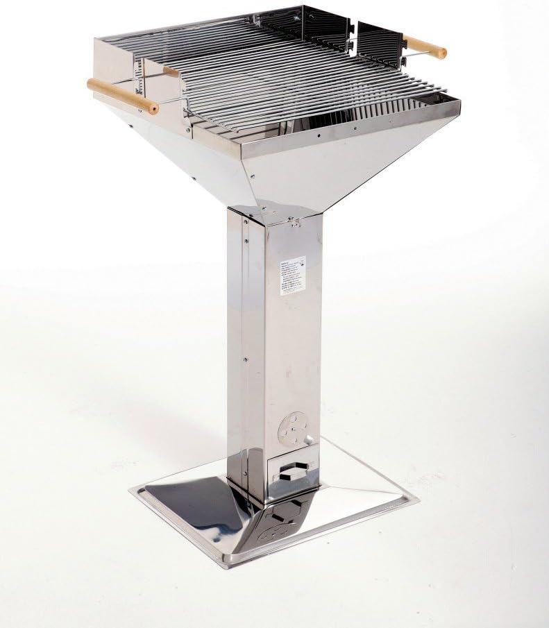 Mr. Gardener Edelstahl Holzkohle Trichtergrill Nebraska Grillfläche 48 ...