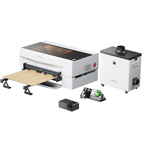 xTool P2 55W CO2 Laser Cutter All-in-One Bundle, Smart Desktop CO2 ...