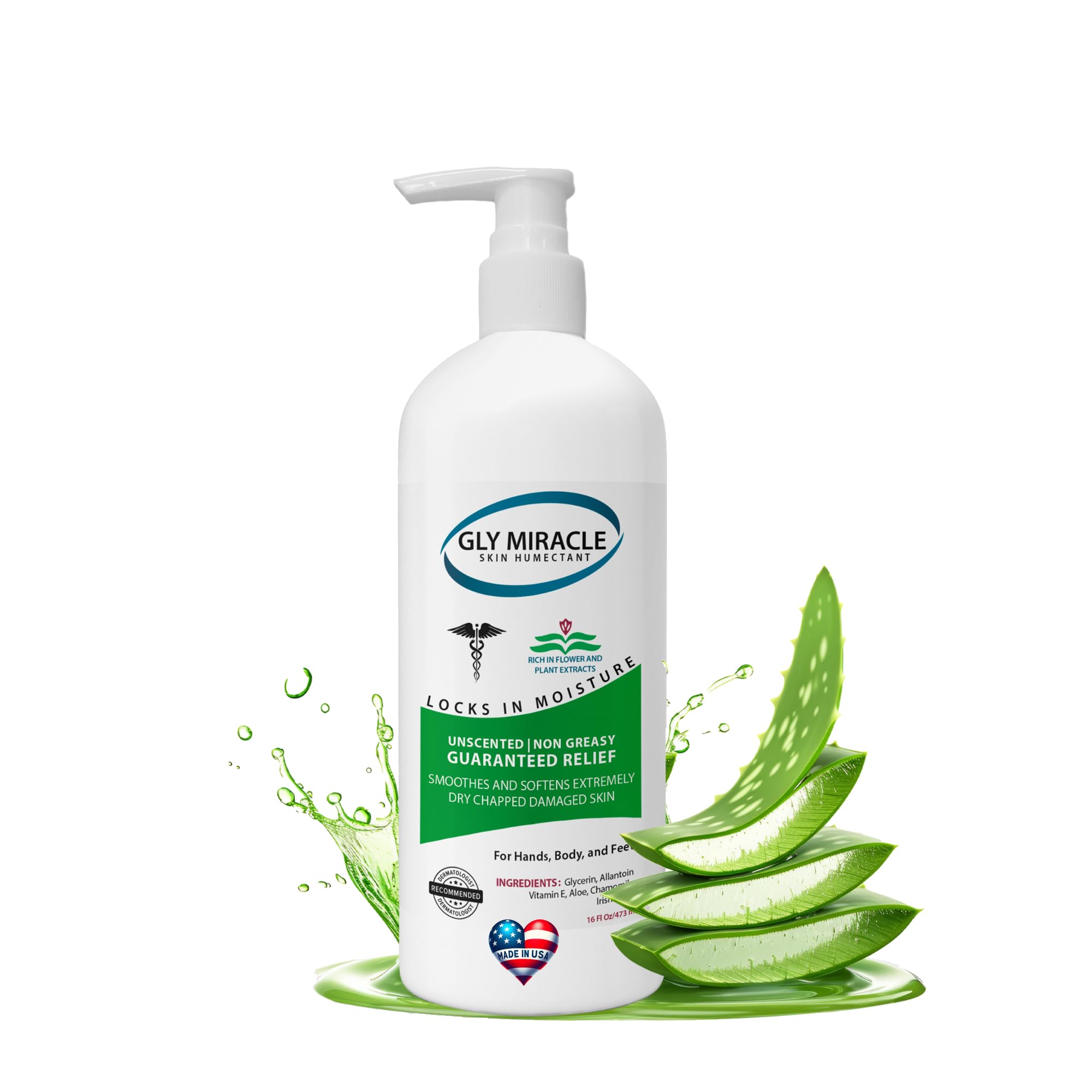 Mua GLY MIRACLE Moisturizing Body Cream Lotion, 16 ounce - Non-Greasy ...