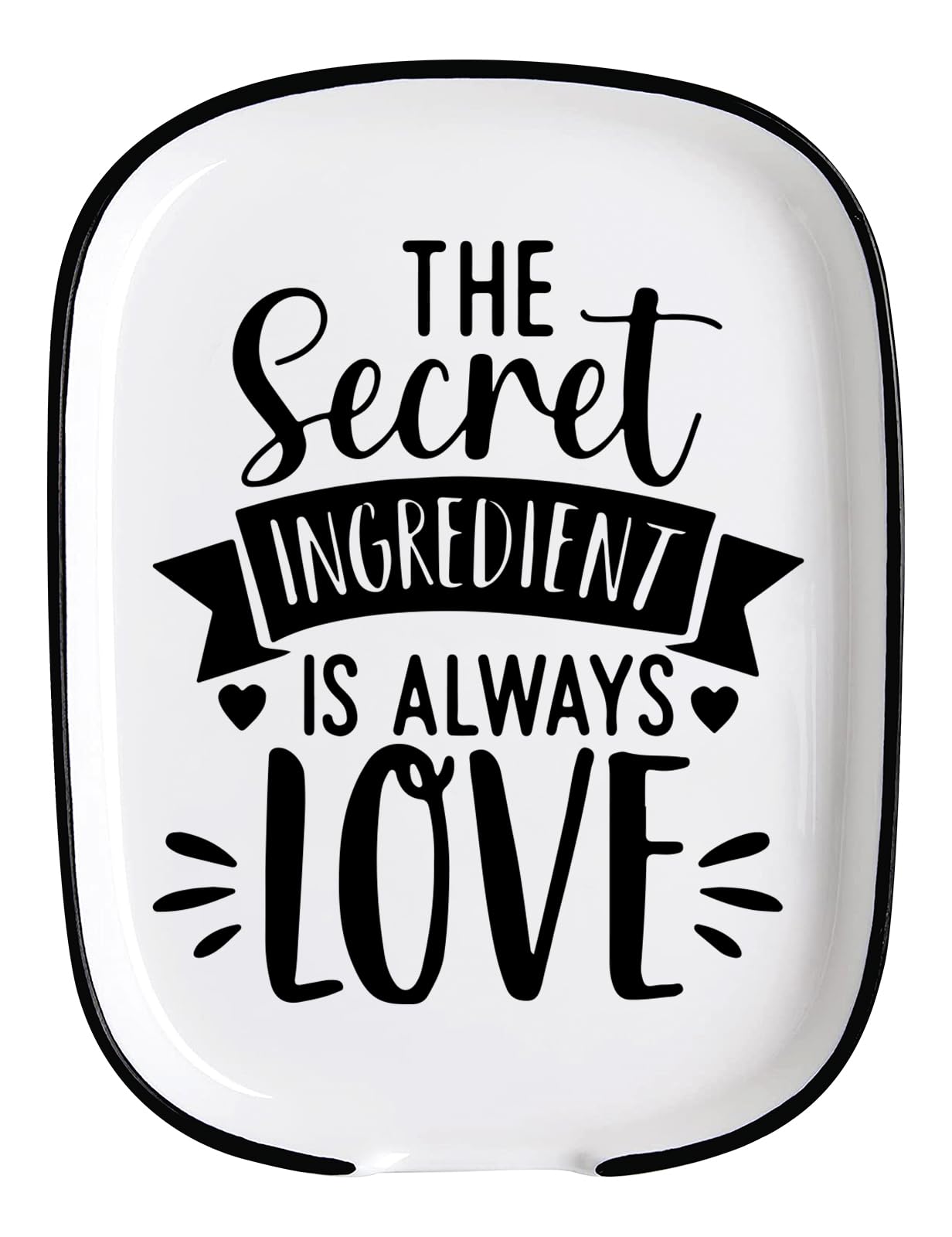 Ceramic Material Spoon Rest The Secret Ingredient is Always Love ...