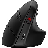 Amazon.com: HP 920 Ergonomic Vertical Mouse Wireless Bluetooth 5.3 ...