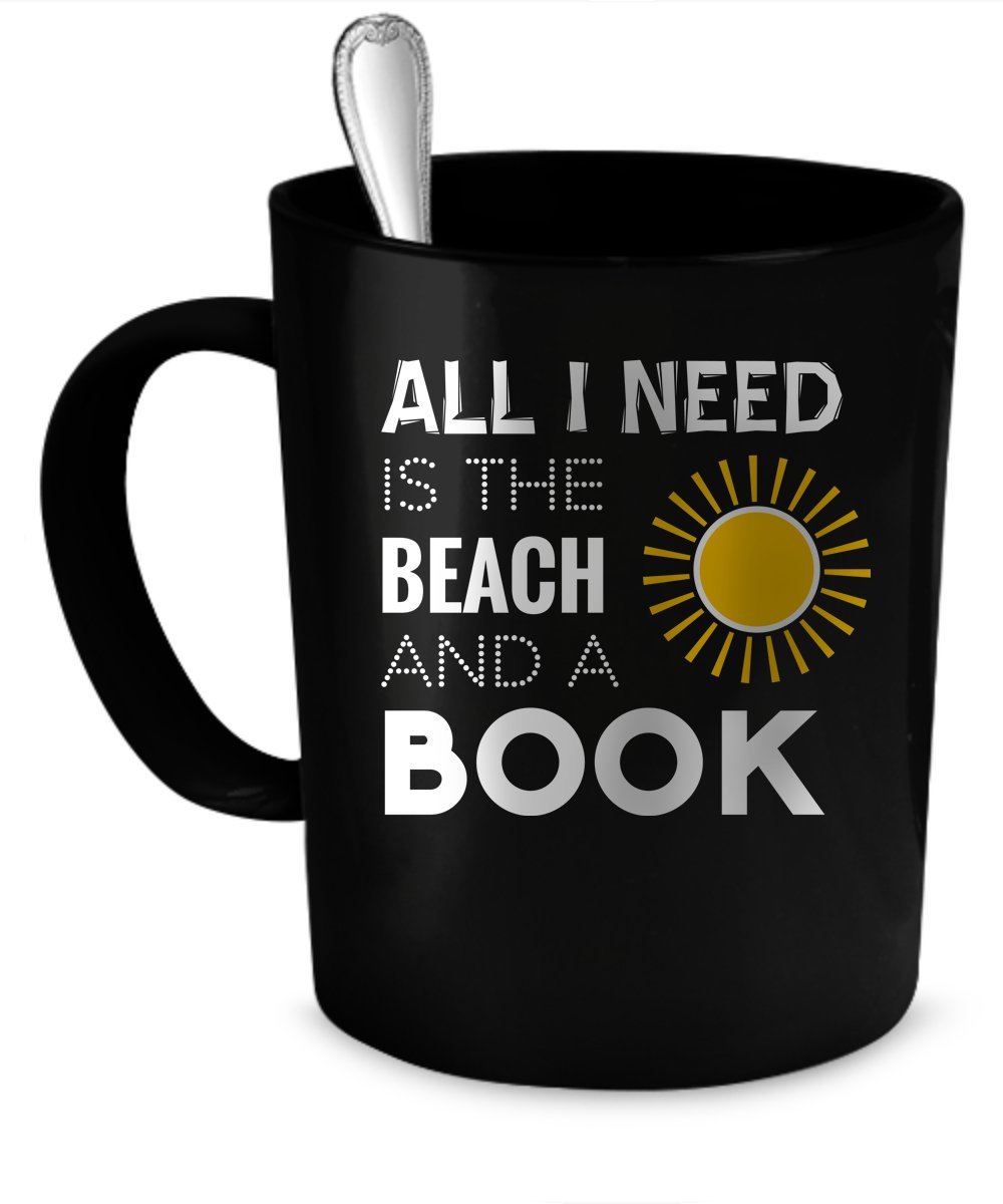 Amazon.com: Beach Coffee Mug. Beach gift 11 oz. black: Kitchen & Dining