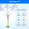 Lightning Rod, Insulated Lightning Rod Kit Lightning Rods for House ...