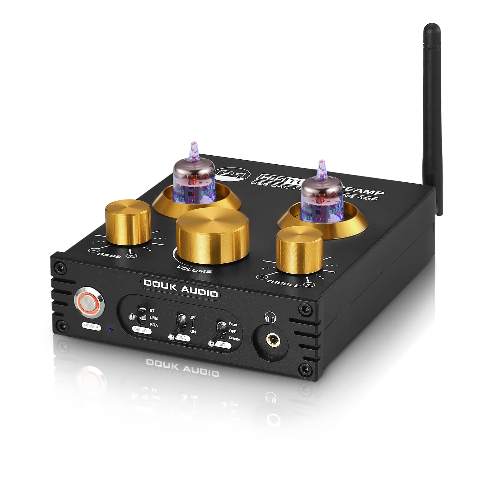 Mua P1 Vacuum Tube Bluetooth Preamplifier, GE5654 Audio Preamp, Hi-Fi ...