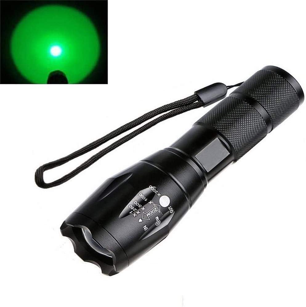 LUXJUMPER 350 Yards Green Hunting Torch, Zoomable Green Predator Light ...