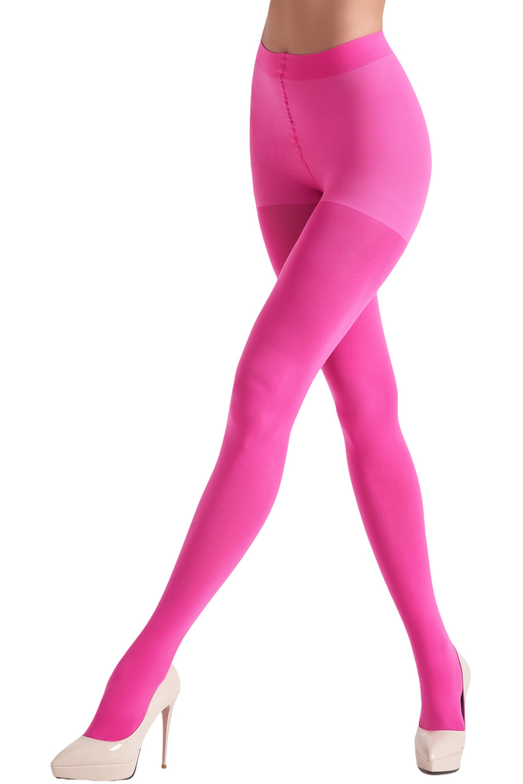 leg elegant Women's 80 Den Microfiber Soft Opaque Tights Pantyhose ...
