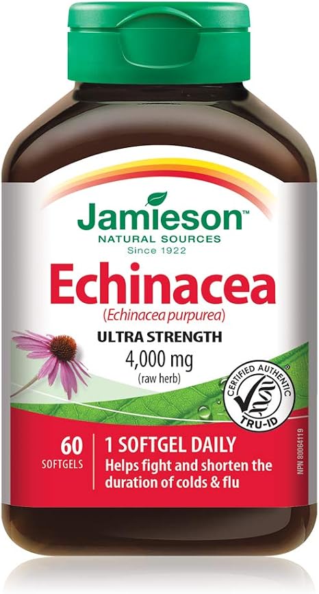 Jamieson Echinacea 4,000 mg: Amazon.ca: Health & Personal Care