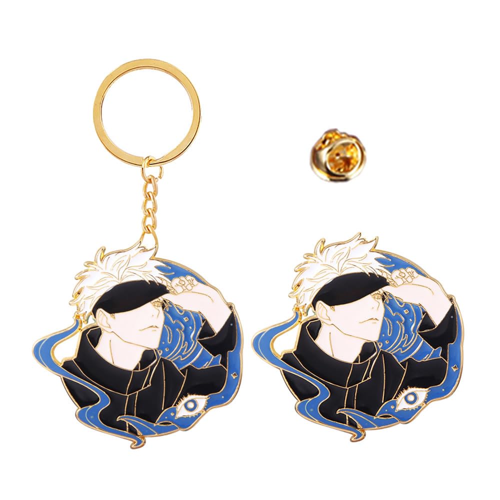 Mua Gojo Satoru Keychain,Anime Satoru Gojo Pin Cosplay Prop Accessory ...