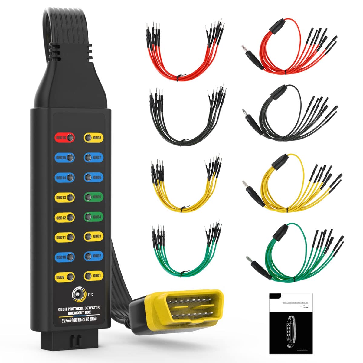 Mua OBD2 Breakout Box CAN Bus Breakout Box with Universal Wire Jumper ...