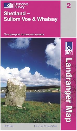 Shetland - Sullom Voe and Whalsay Landranger Maps OS Landranger Map ...