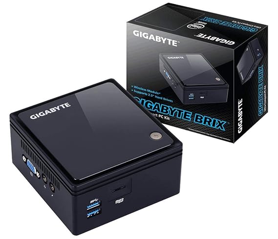 GIGABYTE Mini PC BRIX GB-BACE-3160 Ultra Compact PC Kit with Intel ...