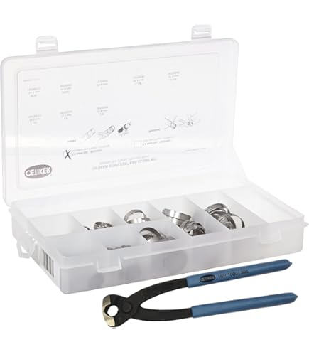 Ear Clamps Size 9/16 (15 Mm), Oetiker Double , Zinc-Plated Steel Hose ...