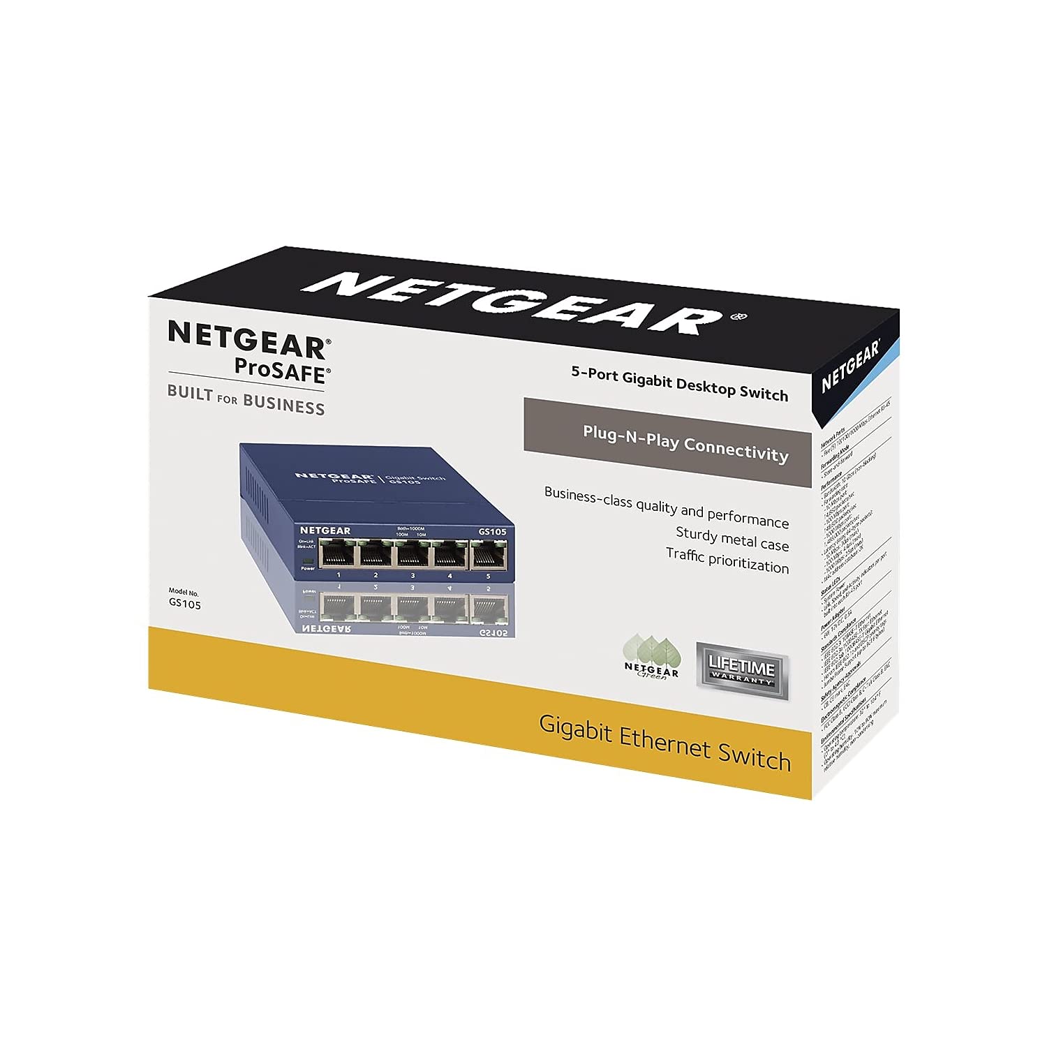 Mua NETGEAR 5-Port Gigabit Ethernet Unmanaged Switch (GS105NA ...