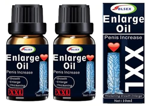 2PC BLSEX Energy Massage Essential Oil for Men, Enlarge Massage ...
