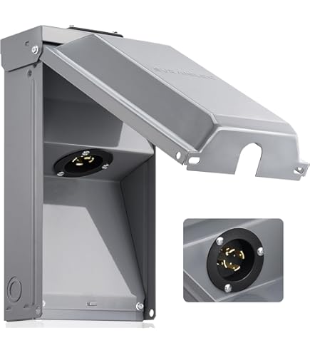 Nema 6-30r Receptacle Reliance Controls PBN30 Power Inlet - 30A 120 ...