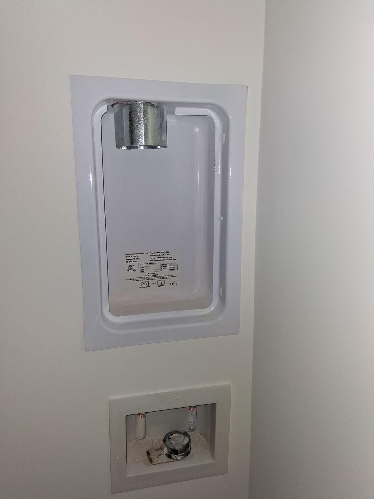Mua DBX1000M Metal Dryer Vent Box With Snap on Trim Ring | Dryer Box ...