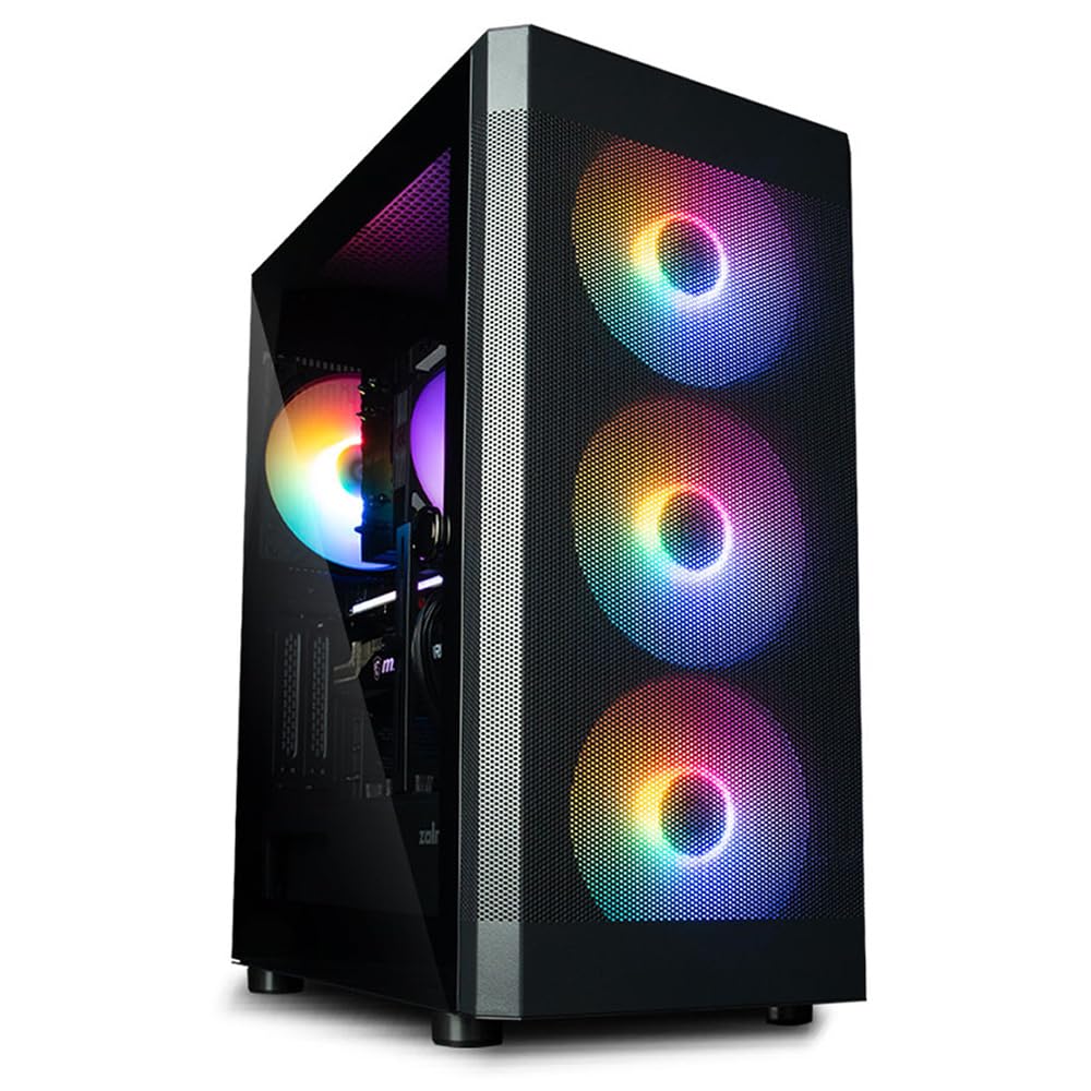 Mua i4 TG ATX Gaming PC Case - 4 x 140mm Static RGB Fans Pre-Installed ...