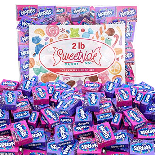 Wonka Nerds Mini Boxes Grape All Purple 7 Pounds Bulk Nerds Rainbow