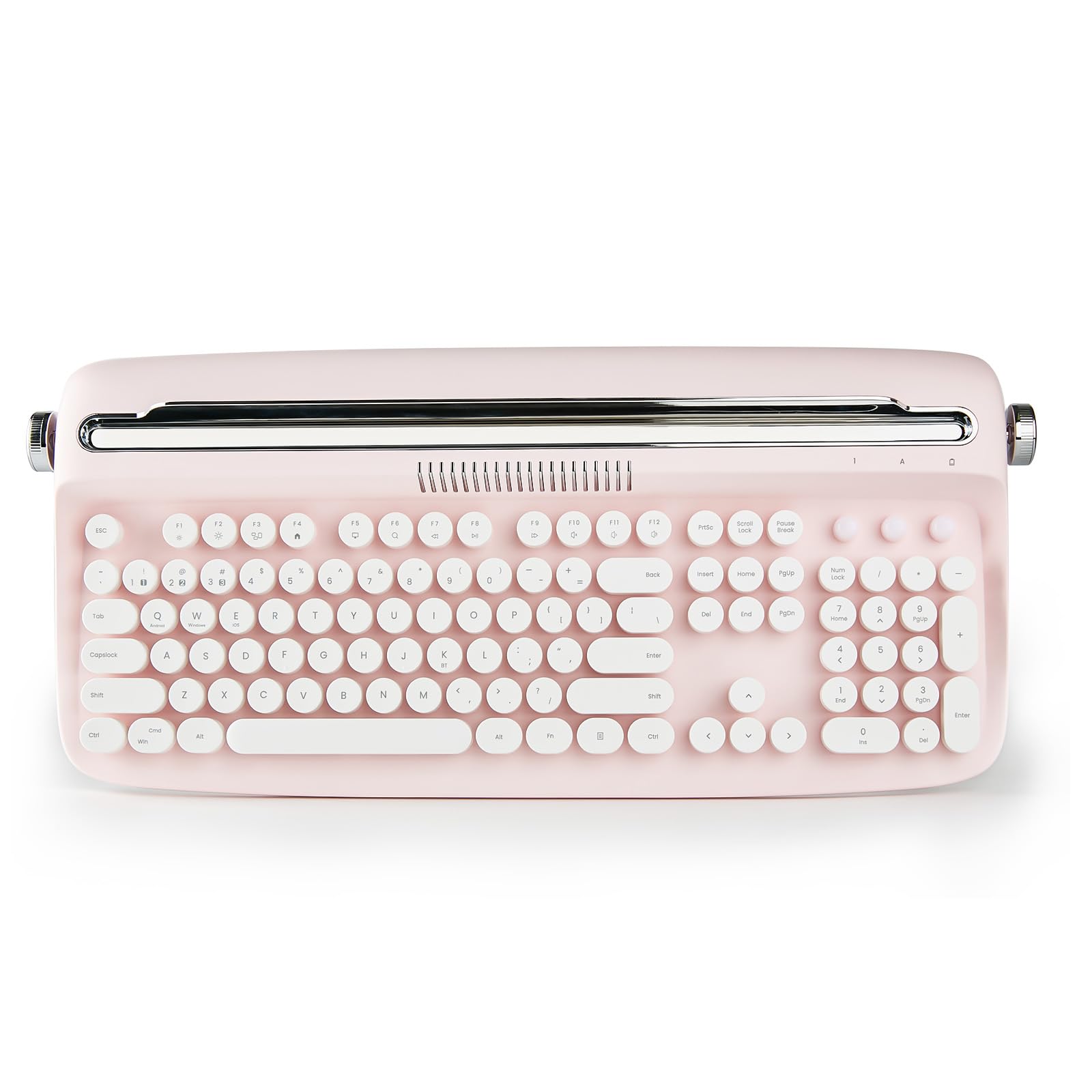 YUNZII ACTTO B503 Wireless Typewriter Keyboard, Retro Bluetooth ...