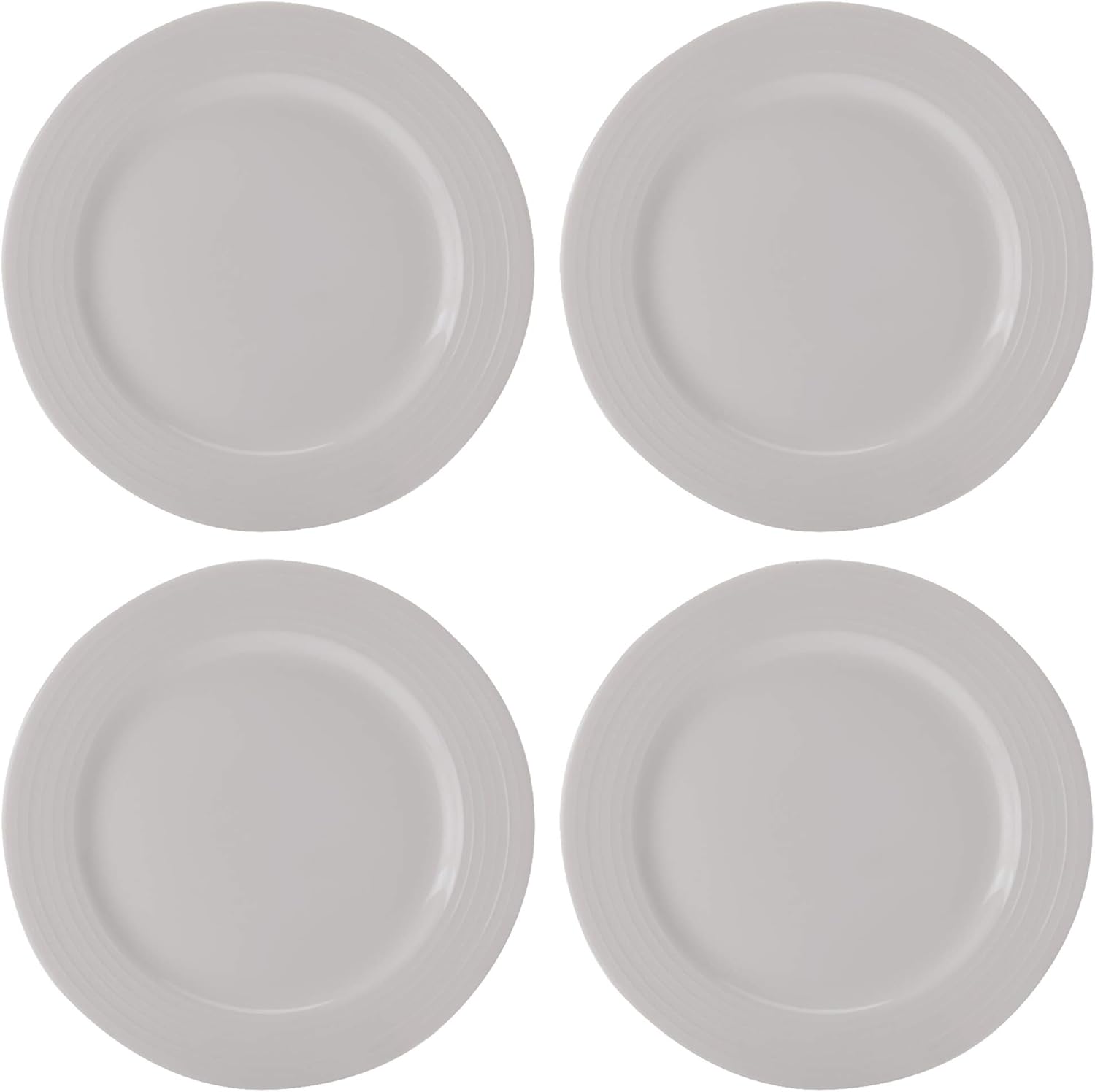 Maxwell Williams White Basics Cirque White Dinner Plates Set of 4 with ...