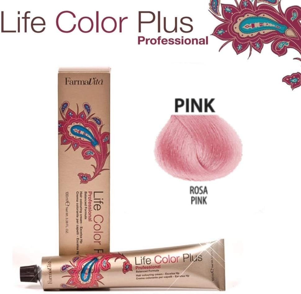 Farmavita Life Color Plus Tinte Capilar Rosa - 90 ml: Amazon.es: Belleza
