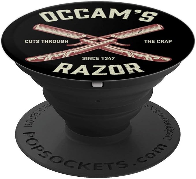 Amazon.com: Occam's Razor - Funny Philosophy Joke Principle Humor Gift ...