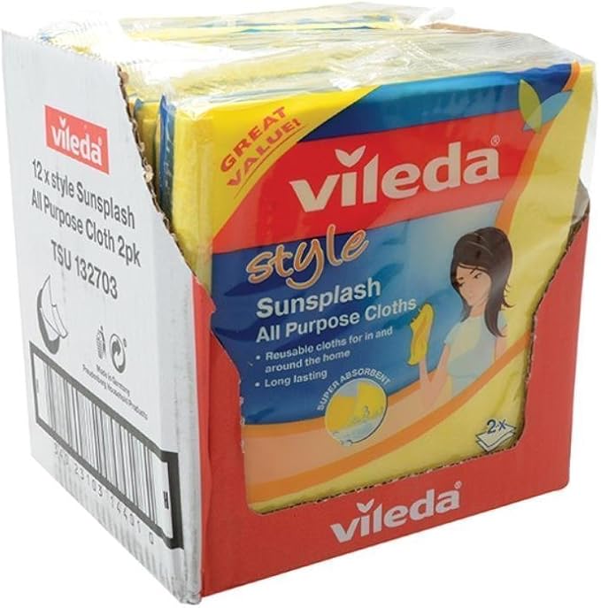 Vileda Style Sunsplash All Purpose Cloths: Amazon.co.uk: Kitchen & Home