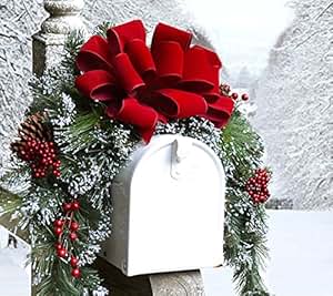 Amazon.com: 36" Christmas Mailbox Cover with Berries CR1049: Home & Kitchen