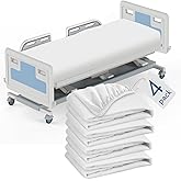 Amazon.com: 2 Pack Hospital Bed Sheets 36" x 84" x 9", Hospital Bed ...