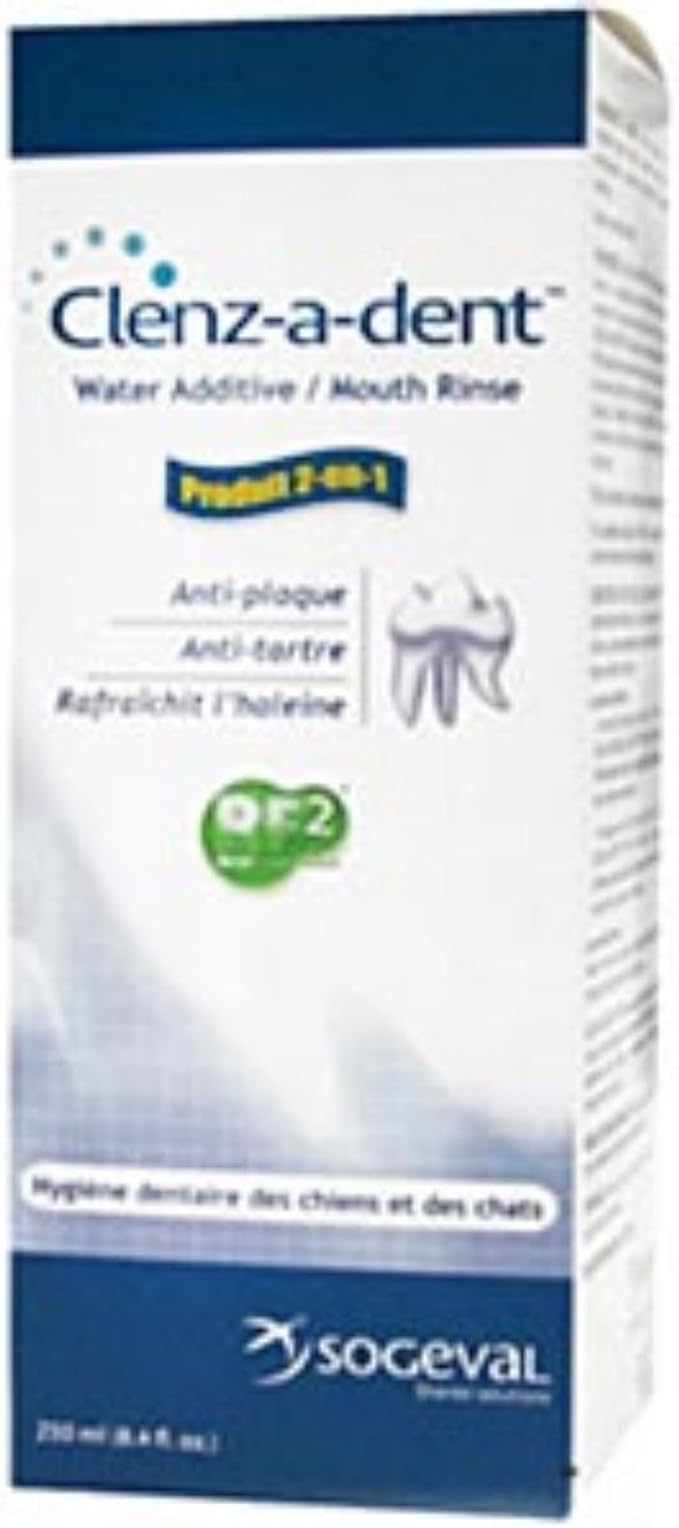 Amazon.com : Clenz A Dent Mouth Rinse / Water Additive (250 ml) : Pet ...