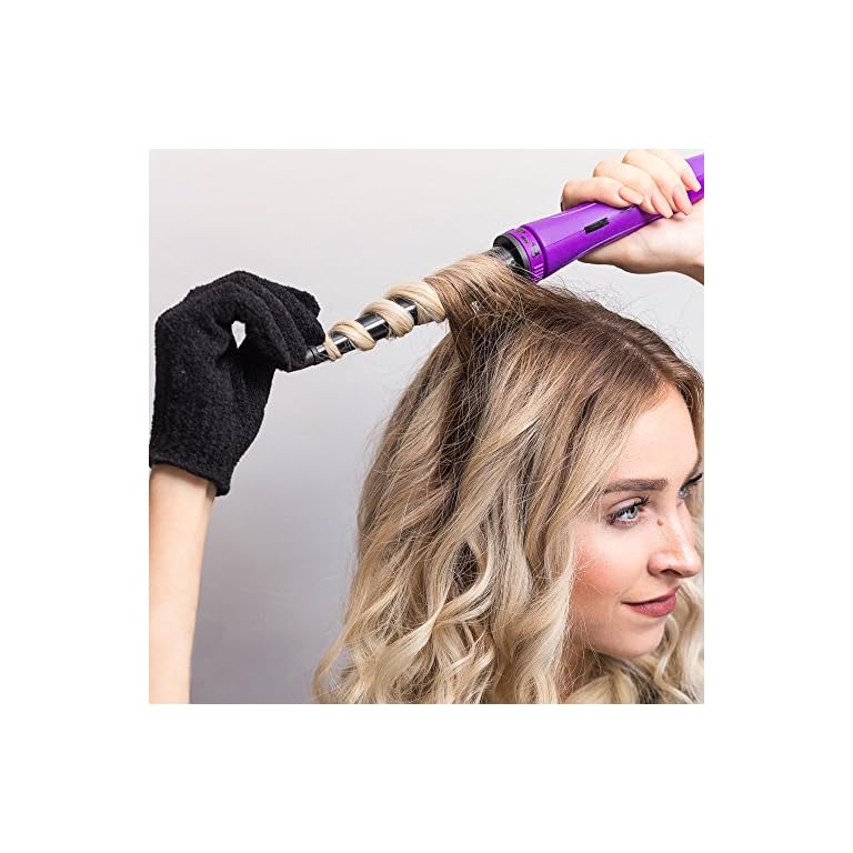 Revlon Salon Long Lasting Bouncy & Loose Curls 2-in-1 Curling Wand, 1"