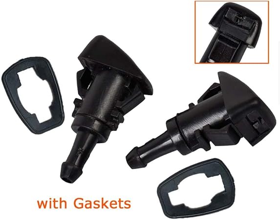 Set of 2 Windshield Washer Nozzle Front Fits For Hyundai Accent/Santa Fe/Sonata/KIA Sorento ...