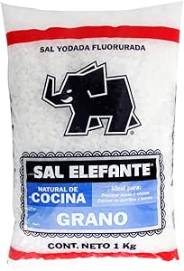 Elefante Sal Grano, 1 Kg: Amazon.com.mx: Alimentos y Bebidas