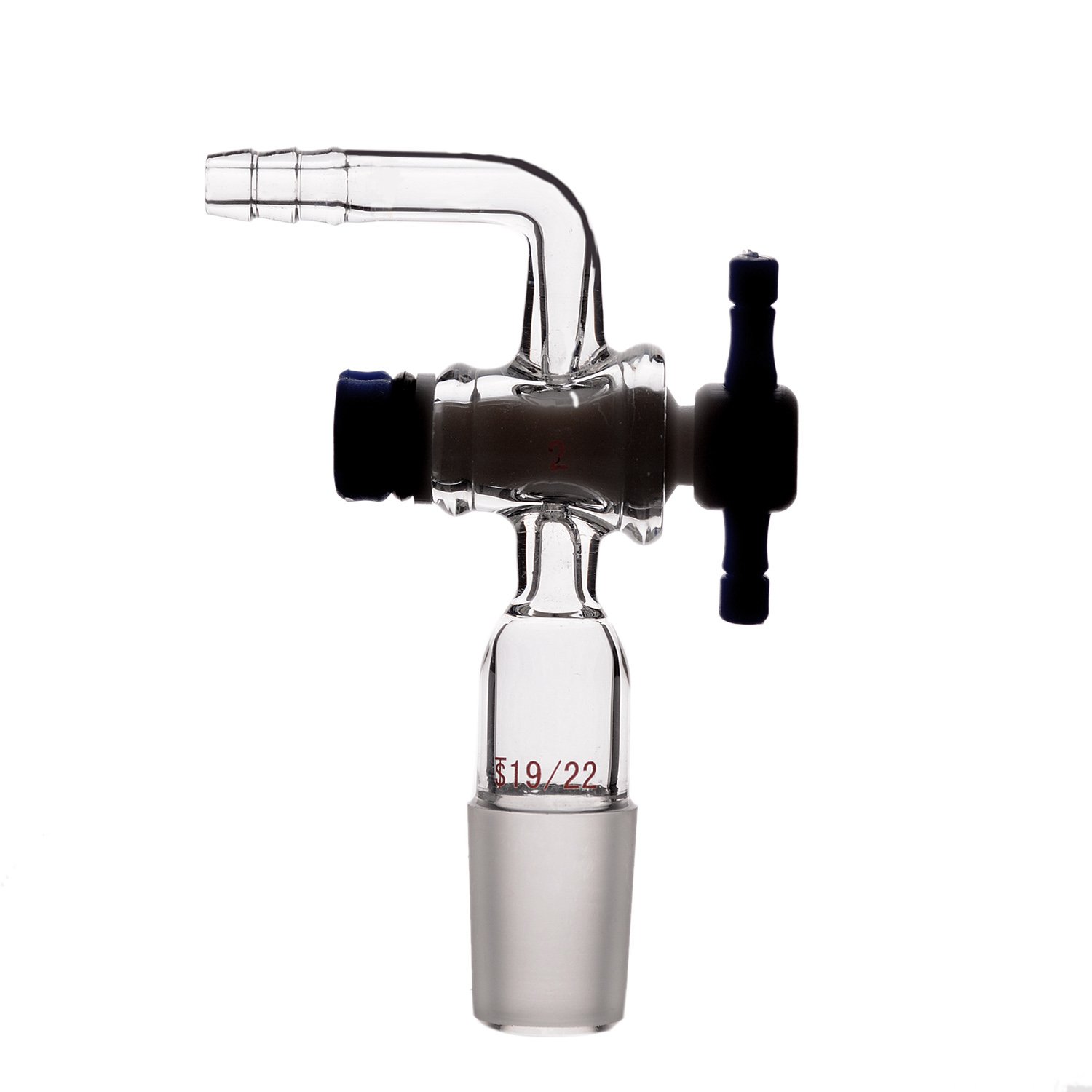 Laboy HMA013302 Glass Vacuum Flow-Control Adapter 90DGR Bent Hose ...