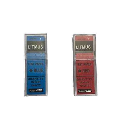 Mua Litmus Paper Red and Blue, Acid and Base Test Strip, 100 Pieces per ...