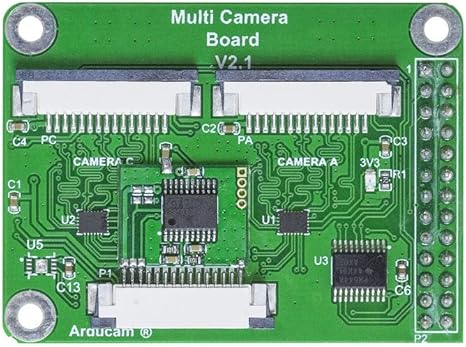 Arducam Multi Camera Adapter Module V2.1 for Raspberry Pi 4 B, 3B+, Pi ...