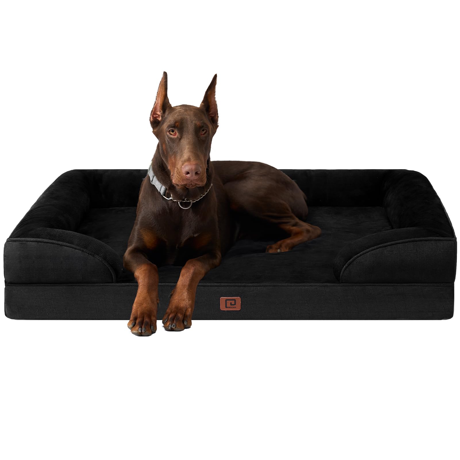 EHEYCIGA Orthopedic XL Dog Beds, Waterproof Memory Foam Dog Bed for ...