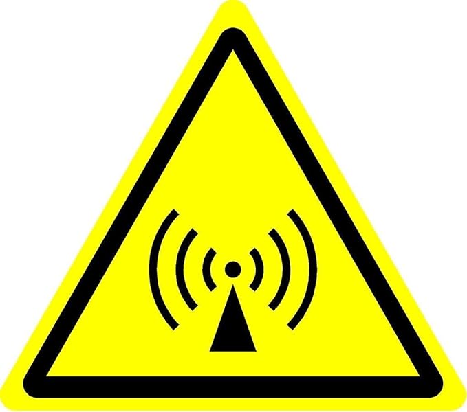 ISO-Sicherheits-Zeichen - Warnung Nicht-ionisierende Strahlung Symbol ...