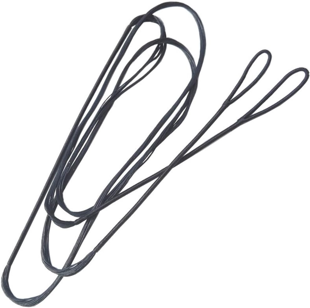 ZSHJG Tir à l'arc Cordes d'arcs 12/14/16 Brins Dacron Corde d'arc Fit 48 à 70 Pouces Arc ...