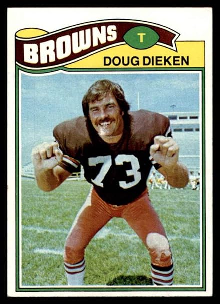 Amazon.com: 1977 Topps # 162 Doug Dieken Cleveland Browns-FB (Football ...