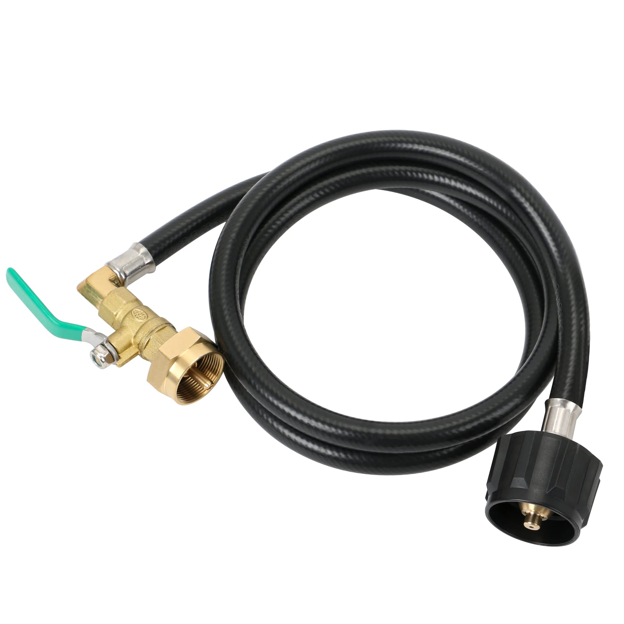 ATKKE Propane Refill Adapter Hose for 1 lb. Tanks, 48'' Propane Gas Extension Hose Fill 1lb ...
