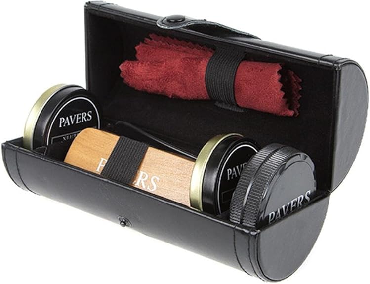 Pavers Shoe Care Kit - Black Case 123 097 - Black Size One: Amazon.co ...