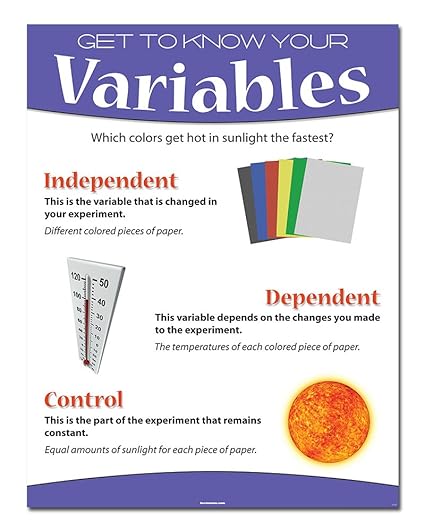 Buy Know Your Science Variables - 20' x 26' - Classroom Poster Online ...