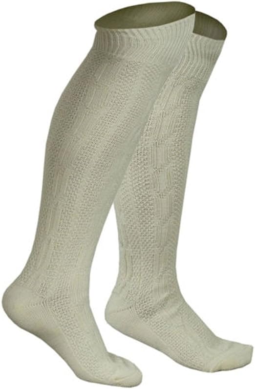 WHITE BAVARIAN SOCKS OKTOBERFEST/CAUSAL LEDERHOSEN SOCKS IN PAIRS ...