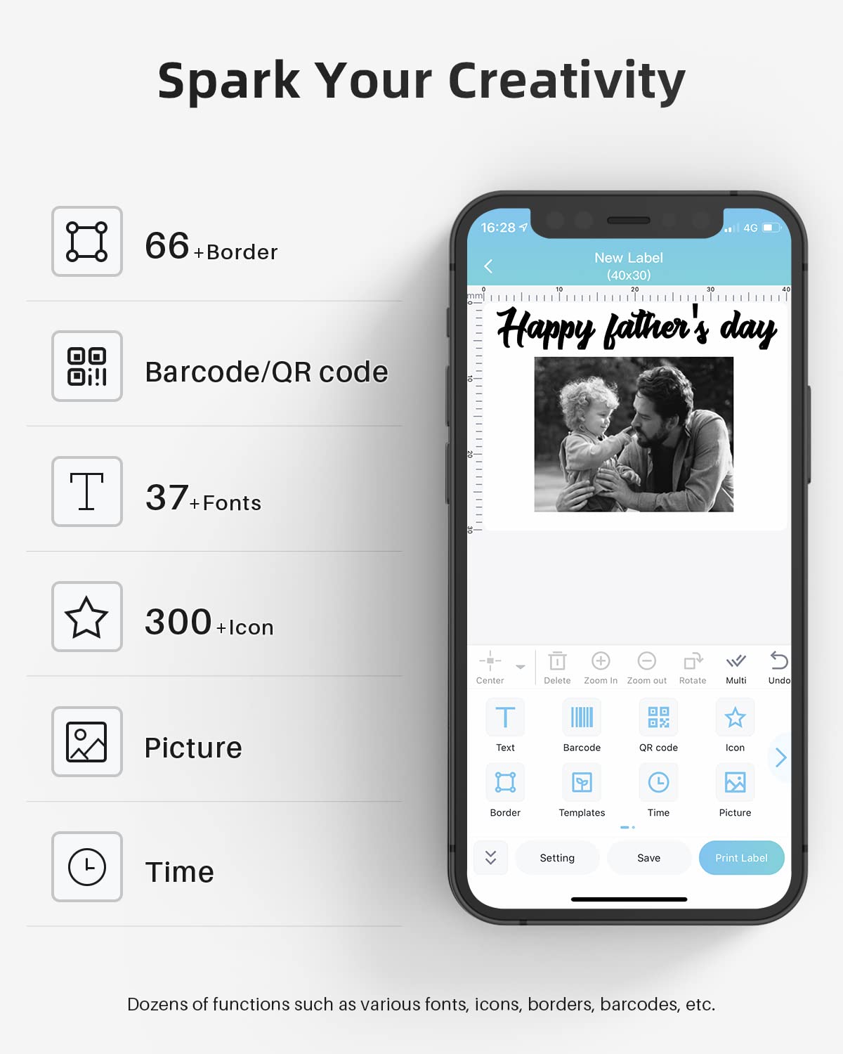 Mua Phomemo M220 Label Maker, Bluetooth Thermal Label Printer for ...