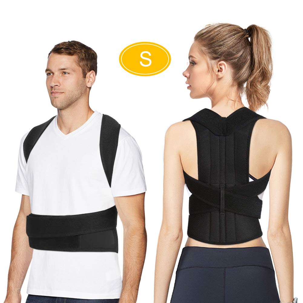 Amazon.com: Back Brace Posture Corrector for Men and Women, Adjustable ...