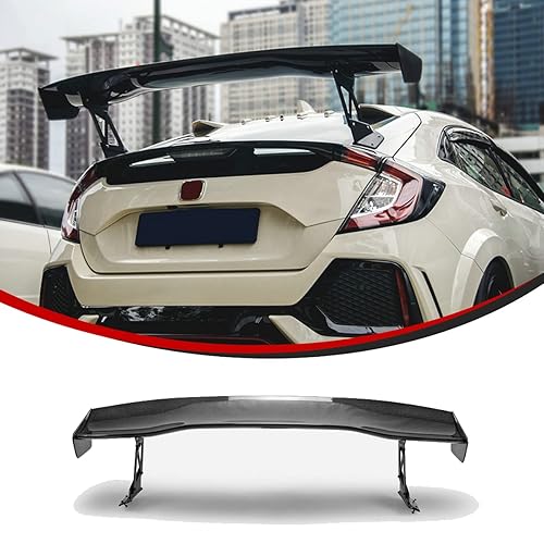 for Honda Civic FK7 FK8 Type-R VTX2 Style Rear GT Spoiler Carbon Fiber ...