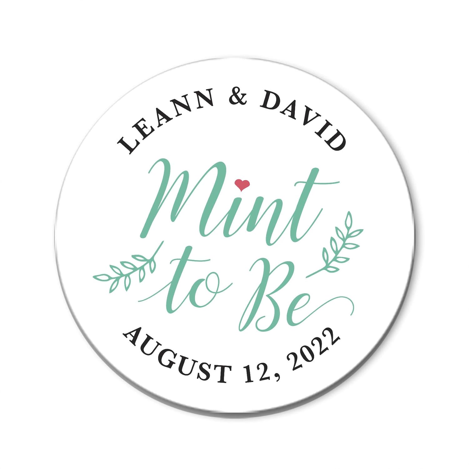 Amazon.com: Mint To Be Stickers, Wedding Favor Stickers, Mint Favor ...