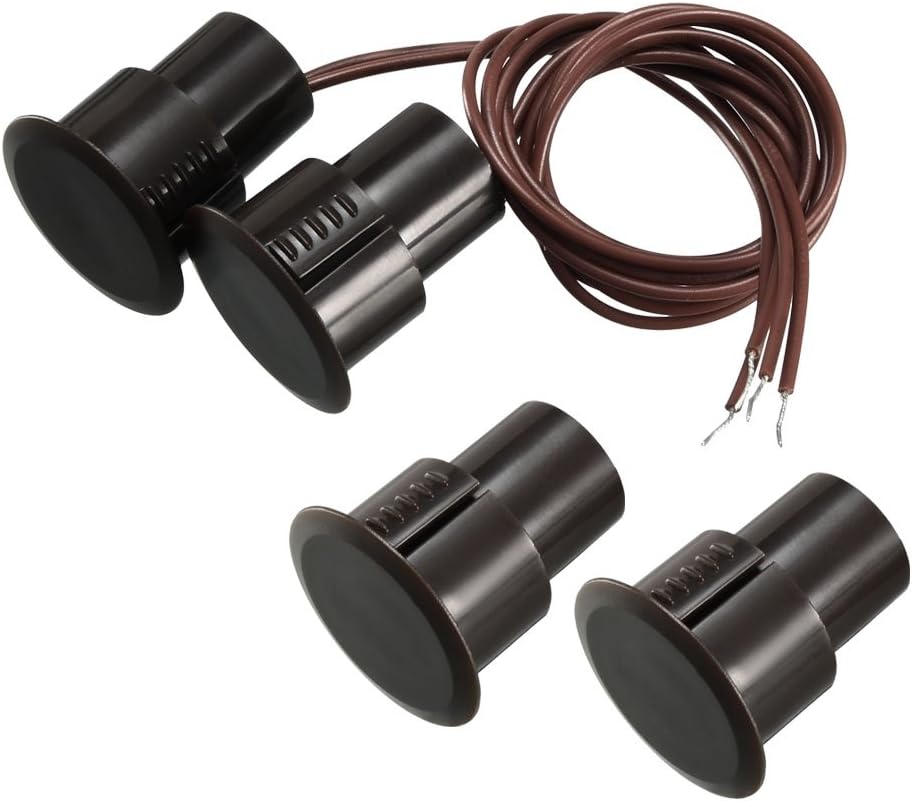 Amazon.com: uxcell N.C. Recessed Wired Security Window Door Contact ...